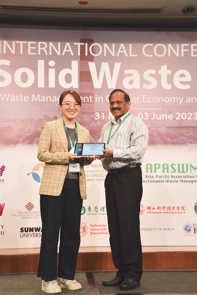 Biology postgraduate awarded the Best Poster Award at the International ...